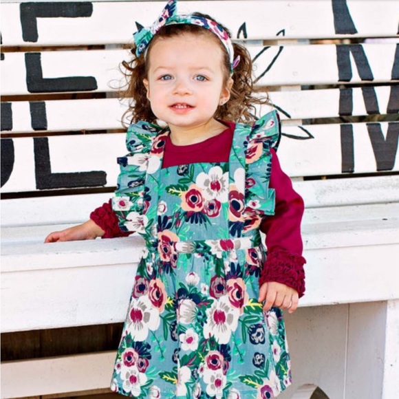 Ruffle Butts | Dresses | Ruffle Butts Secret Garden Cross Back Dress ...